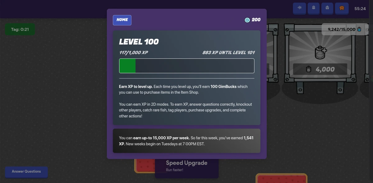 User blog:Scriptshy/Level 100 in Gimkit | Gimkit Wiki | Fandom