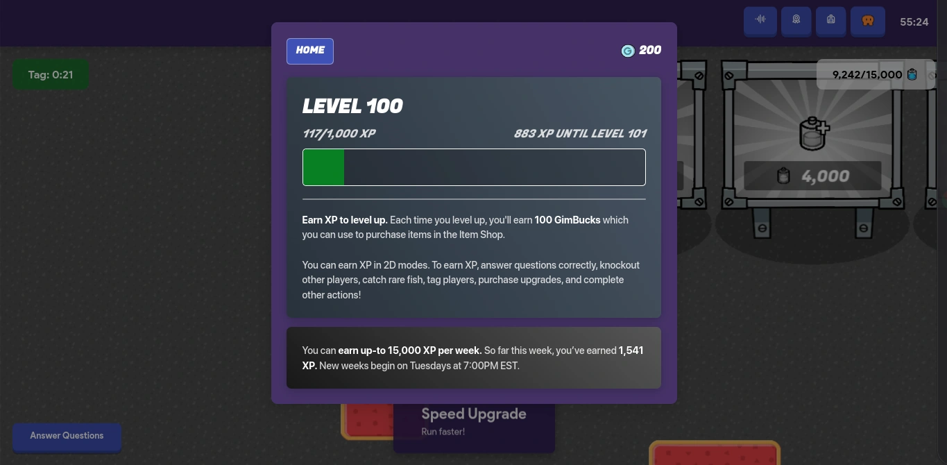 User blog:Scriptshy/Level 100 in Gimkit | Gimkit Wiki | Fandom