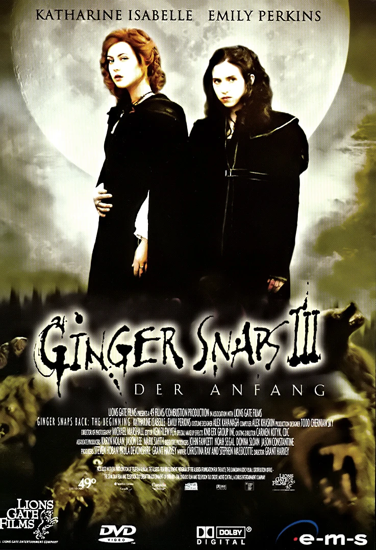 Ginger Snaps III: Der Anfang (DVD) | Ginger Snaps Wiki | Fandom