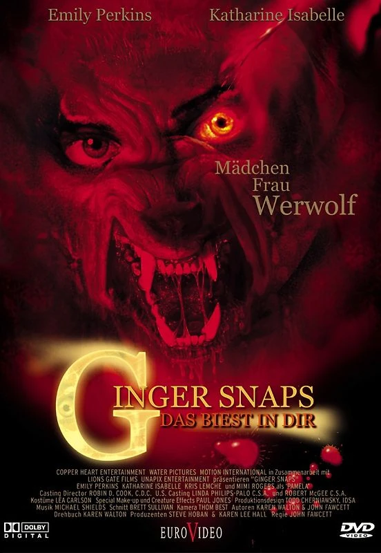 Ginger Snaps (DVD, Germany) | Ginger Snaps Wiki | Fandom