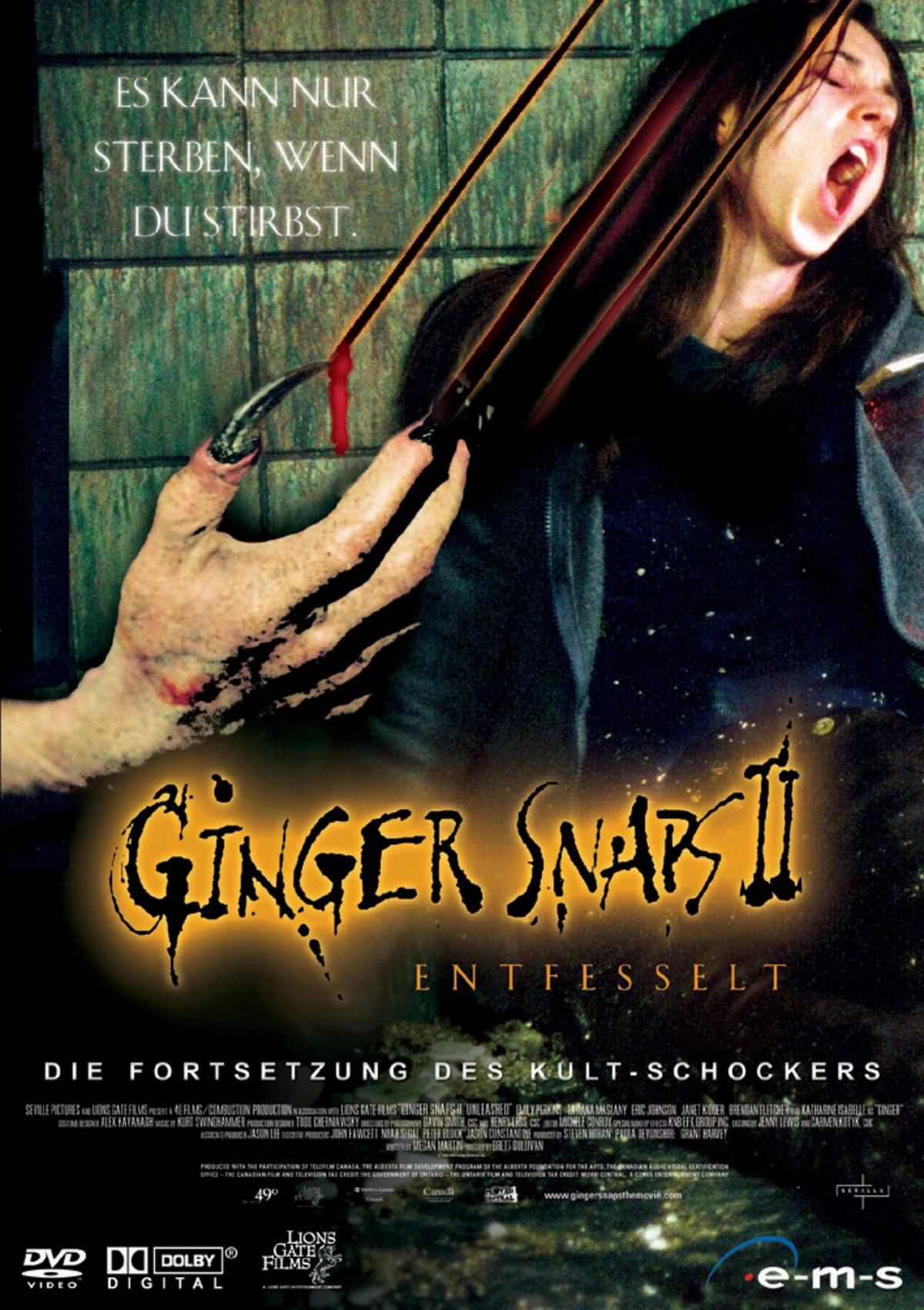 Ginger Snaps II: Entfesselt (DVD) | Ginger Snaps Wiki | Fandom