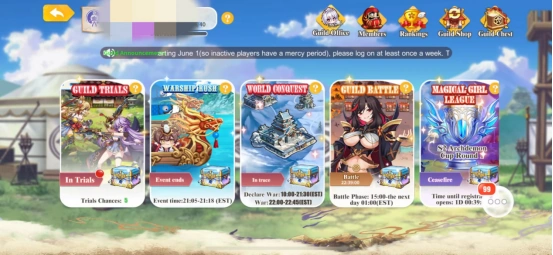 Guild Overview | Girl Wars Wiki | Fandom