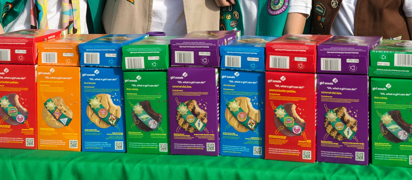 Girl Scout Cookies Box Cover