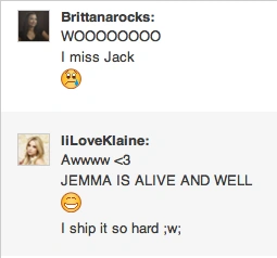 User blog:IiLoveKlaine/JEMMA IS REAL | Glee Wiki | Fandom