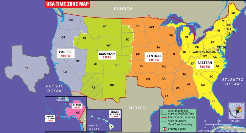 Time Zones | The G Man Dictionary Wiki | Fandom