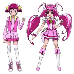 how to draw a glitter force character