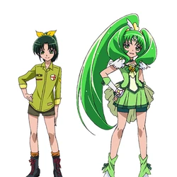 how to draw a glitter force character