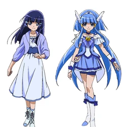 how to draw a glitter force character