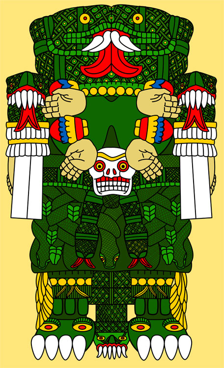 Coatlicue Global Mythology Wiki Fandom