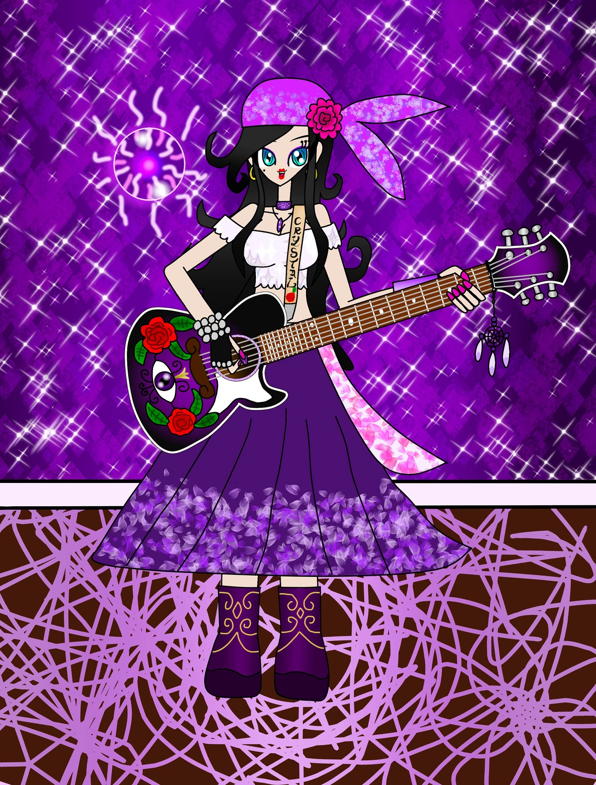 Cristal la bella Gitana | Wiki Global Revolution Fighters | Fandom