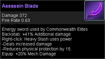 Assassin Blade | Global Agenda Wiki | Fandom