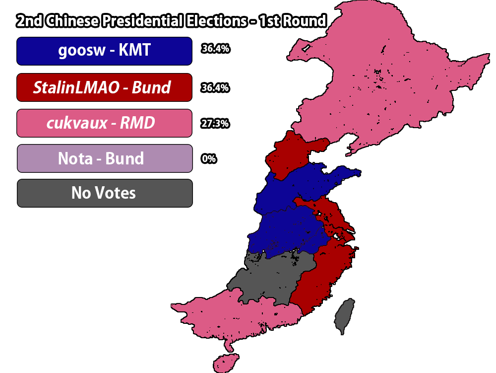 2nd Chinese Presidential Election | Globecraft Wiki | Fandom