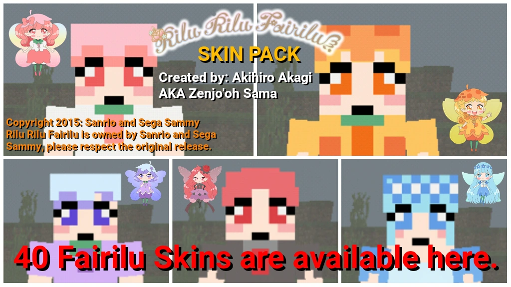 Rilu Rilu Fairilu Skin Pack | Glodelania Wiki | Fandom
