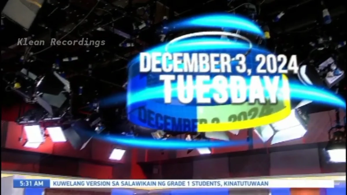 December 3, 2024 | GMA Broadcast Archives Wiki | Fandom