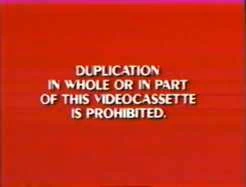 Walt Disney Home Video/Gallery of bumpers and warning screens/(FBI ...