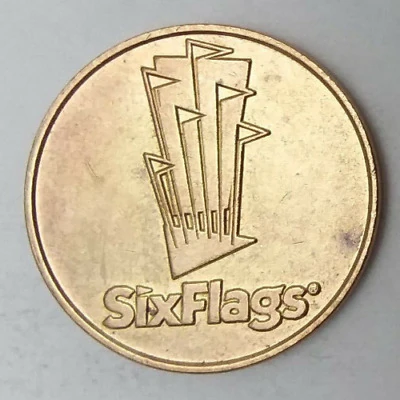 Six Flags Darien Lake/Miscellaneous gallery/Arcade tokens | GMCerealFan ...