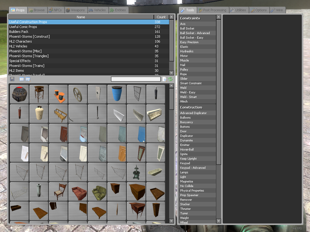 Spawn Menu Garrys Mod Wiki Fandom