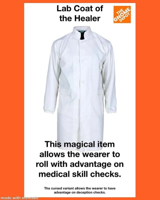 Lab Coat of the Healer | GnomeDepot Wiki | Fandom