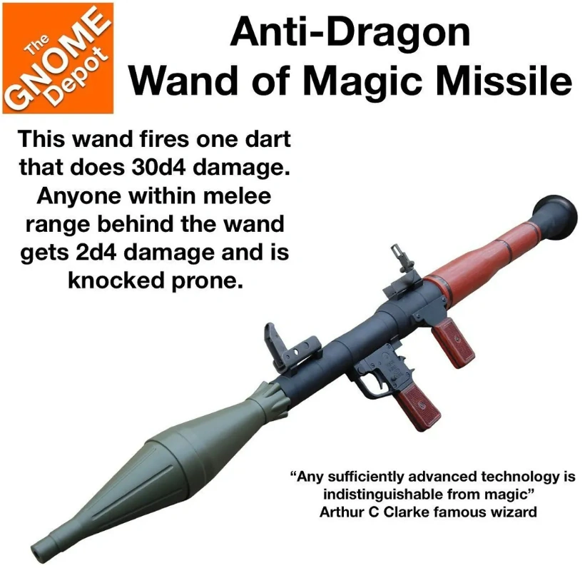 Anti-Dragon Wand of Magic Missile | GnomeDepot Wiki | Fandom