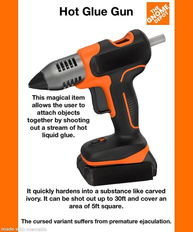Hot Glue Gun | GnomeDepot Wiki | Fandom
