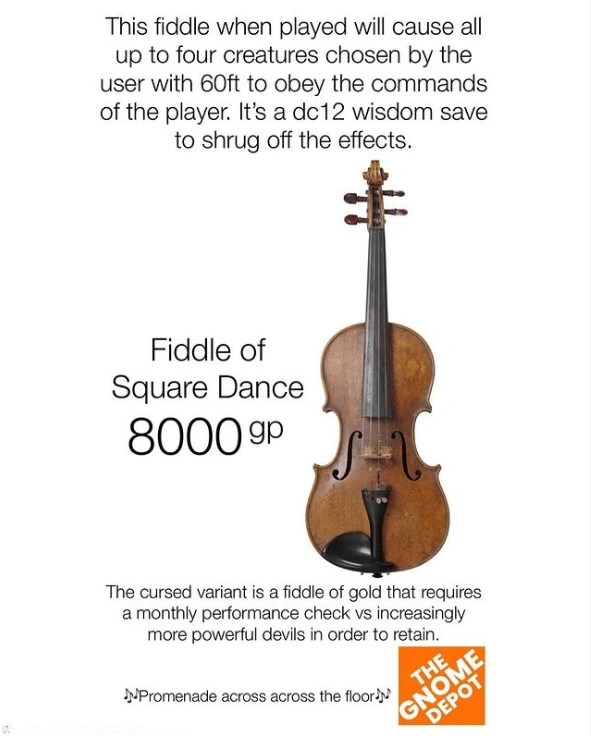 Fiddle of Square Dance | GnomeDepot Wiki | Fandom