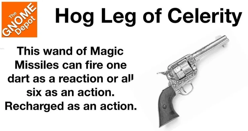 Hog Leg of Celerity | GnomeDepot Wiki | Fandom