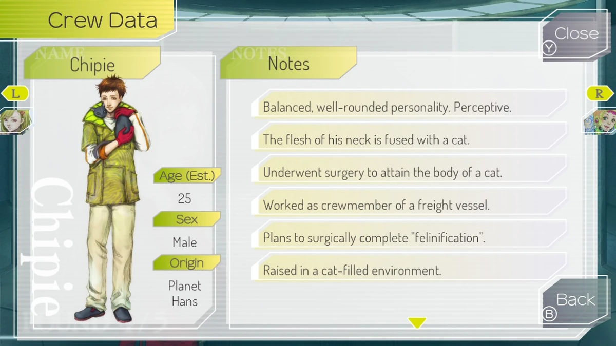 Chipie/Notes | Gnosia Wiki | Fandom