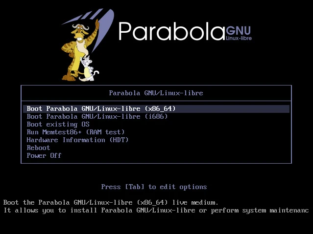 Parabola GNU/Linux | GNU操作系统和自由软件运动 维基 | Fandom