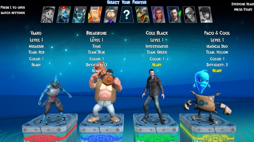 Select Screen Page | Go All Out! Wiki | Fandom