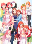 Quintillizas Nakano/Galería | Go Toubun no Hanayome Wiki | Fandom