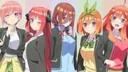 Quintillizas Nakano/Galería | Go Toubun no Hanayome Wiki | Fandom