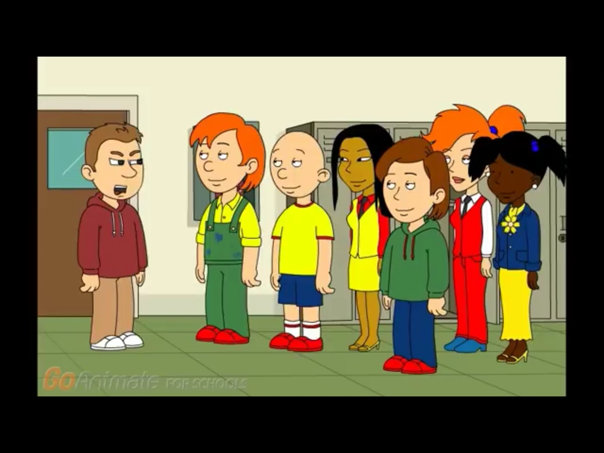 Caillou misbehaving at school / grounded | Goainmate Wiki | Fandom
