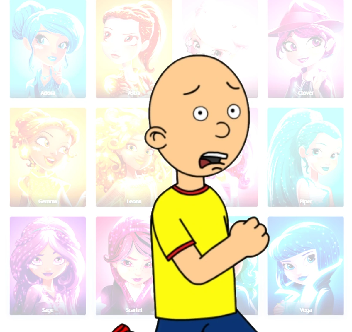 The Star Darlings Beat up Caillou | GoAnimate Fanon Wiki | Fandom