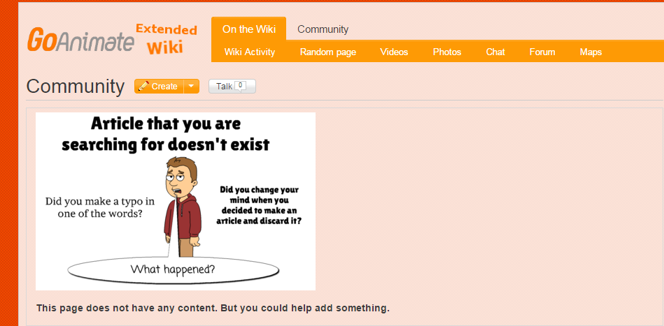User blog:TehVGCPSucks/This Wiki Doesn't have a Community | GoAnimate ...
