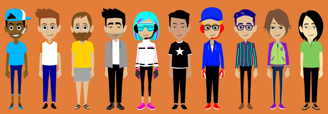 All Of My 2022 Vyond Characters (Vyond) By DavidWallTheYT, 40% OFF