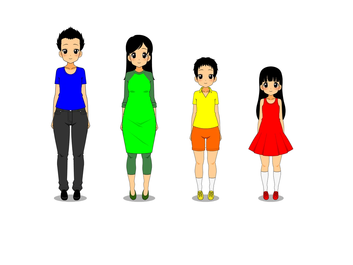 TeleColorMember Family/Kisekae | GoAnimate V2 Wiki | Fandom