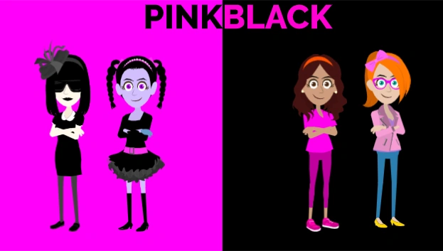 PINKBLACK Girls Club | GoAnimate V2 Wiki | Fandom