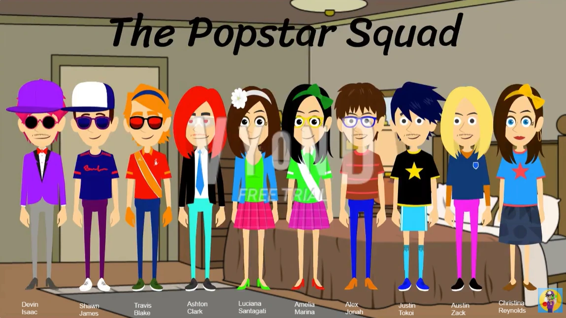Popstar Squad | GoAnimate V2 Wiki | Fandom