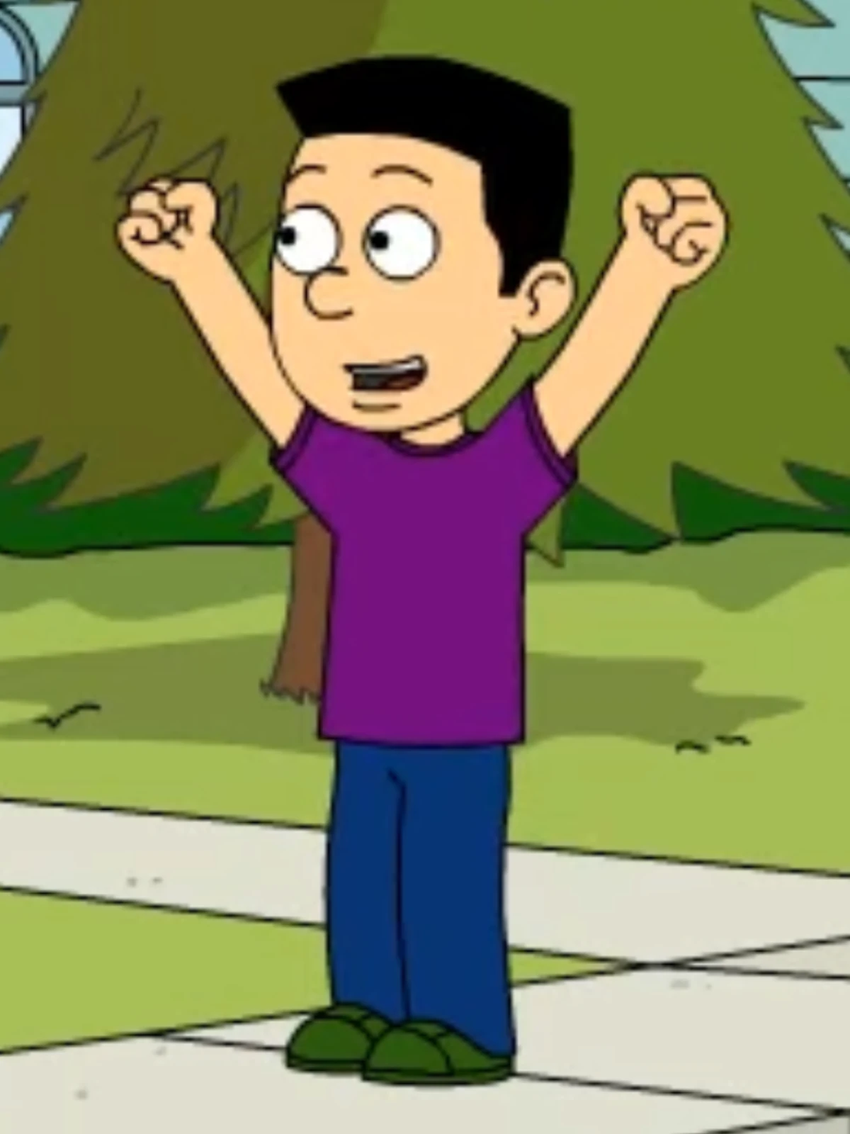 Christian (Purple Shirt and Blue Pants) | GoAnimate V2 Wiki | Fandom