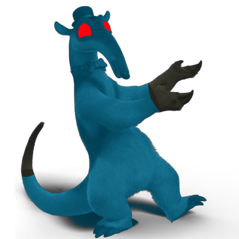 Dark Clorox Charlie the Anteater | GoAnimate V21 Wiki | Fandom