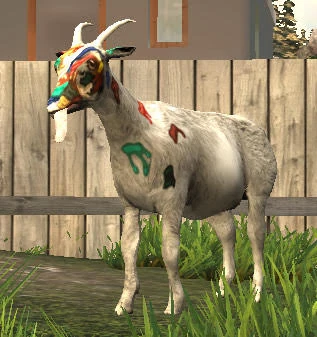 Artsy goat no tire - Official Goat Simulator Wiki