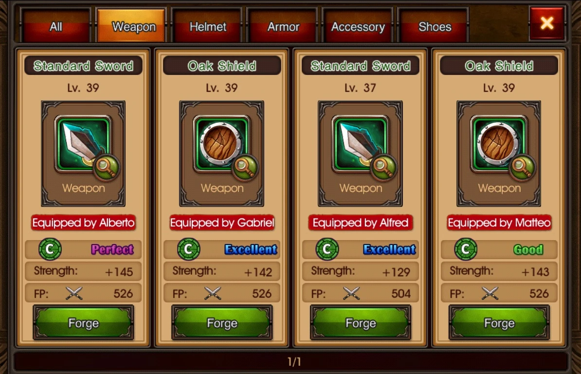 Equipment | God of Arena Wiki | Fandom