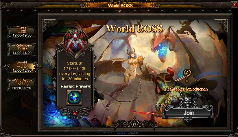 World BOSS | Goddess of War Wikia, GOW Wikia | Fandom
