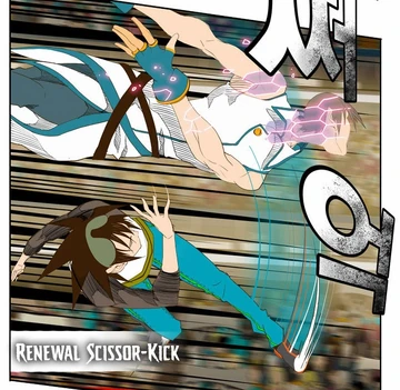 sideways scissors pulse