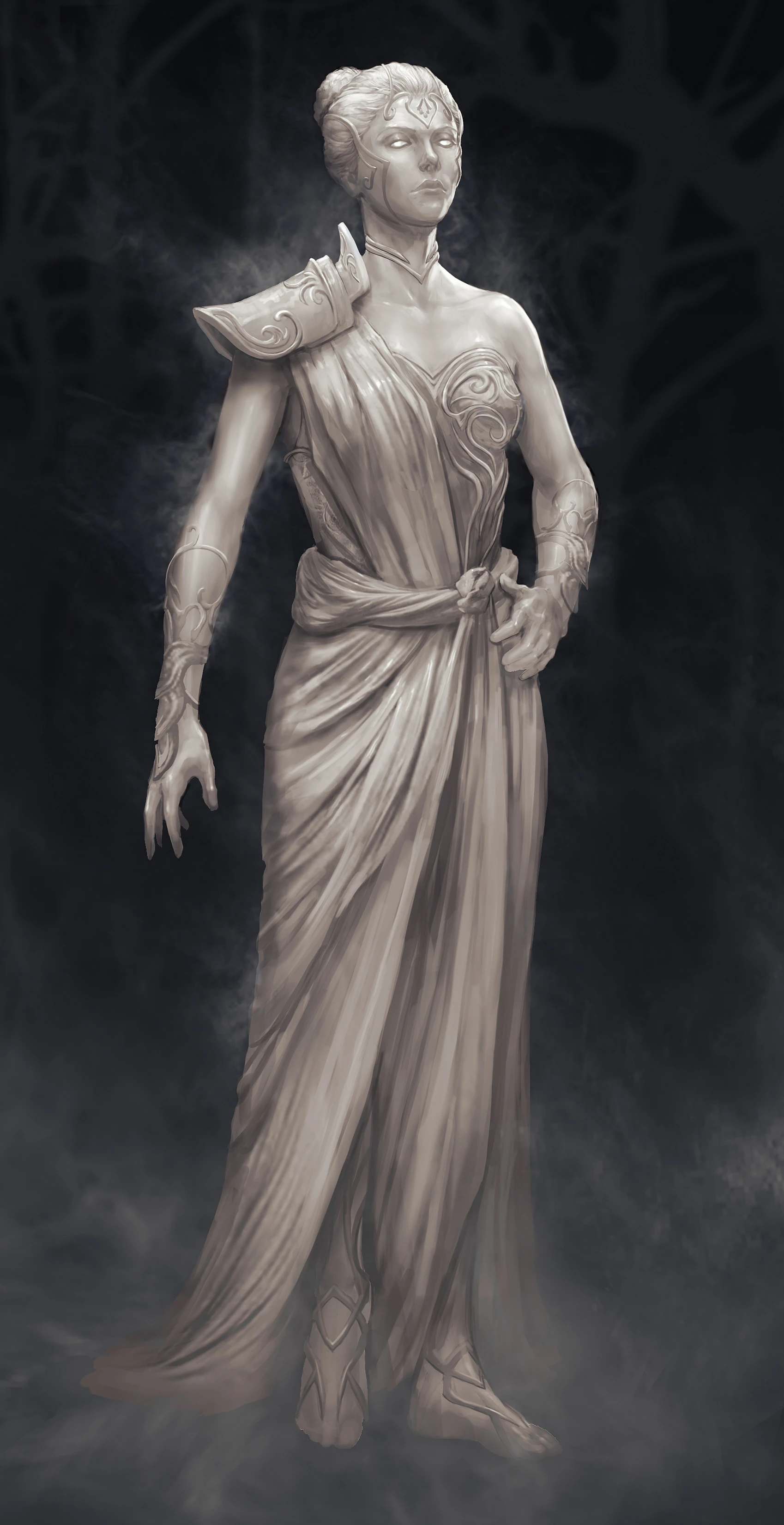 Athena Diosa Griega De La Sabiduria Dibujo