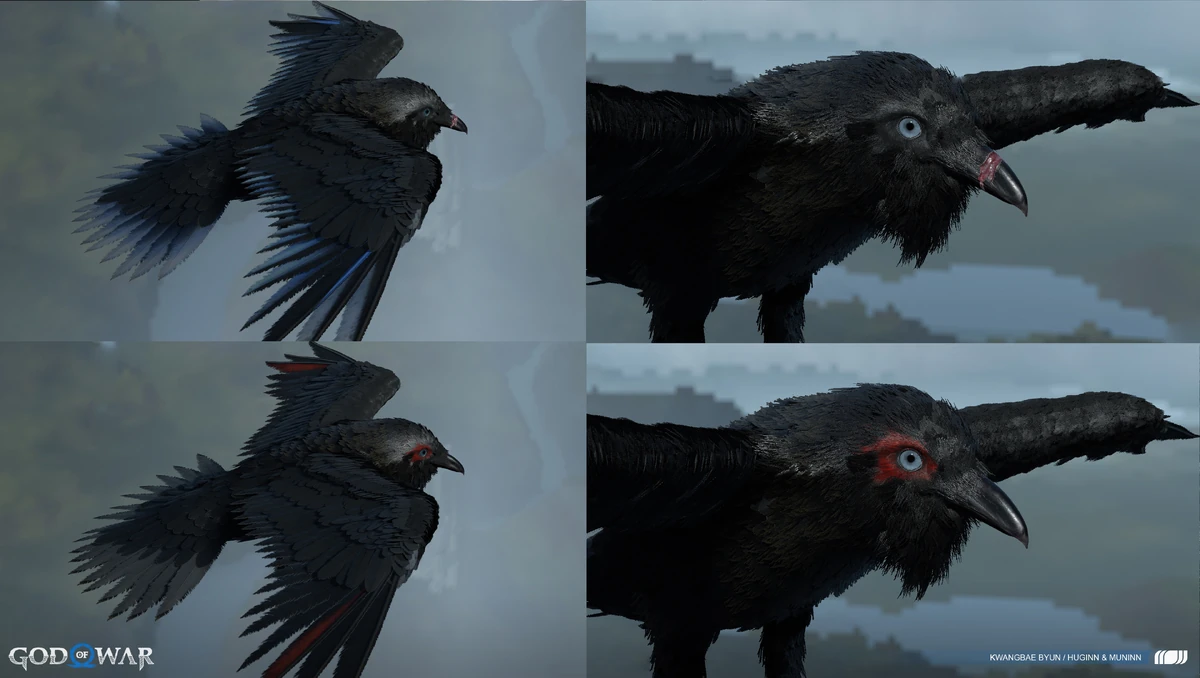 Tatuaje De Huginn Y Muninn