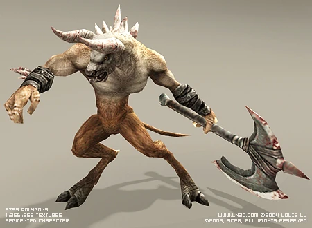 Minotaur Boss God Of War