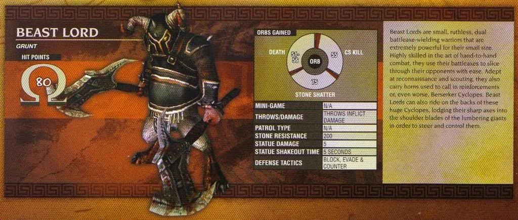 Beast Lord | God of War Wiki | Fandom