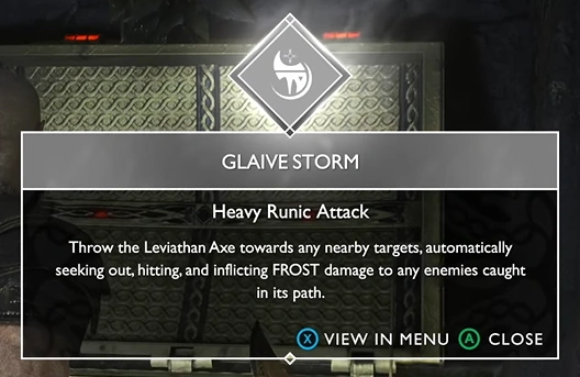 Glaive Storm (Runic Attack) | God of War Wiki | Fandom