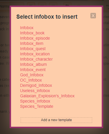 User blog:Enchanteddragons/Updates Concerning Categories and Infoboxes ...